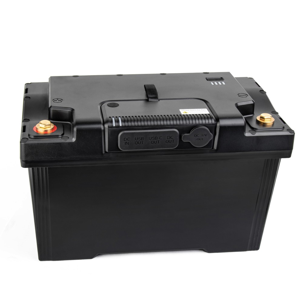 TopON TOP-PB100LFP Аккумулятор лодочный 12.8 В 100 Ач 1280 Втч ...